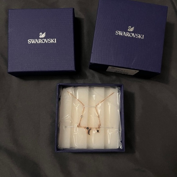 Swarovski | Jewelry | Swarovski Gold Necklace Elegant Jewelry | Poshmark